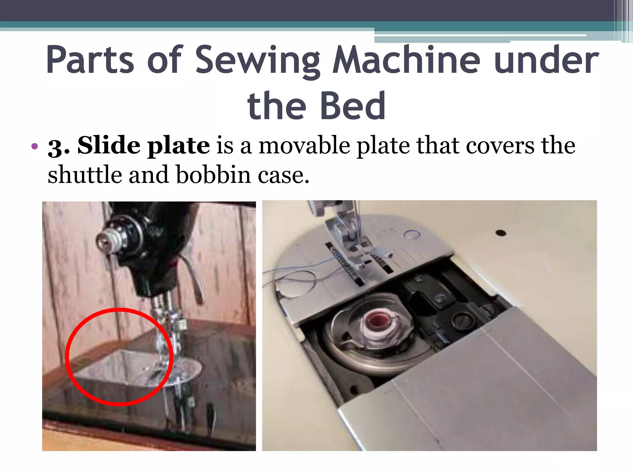 Parts and Function of Sewing Machine | PPTX