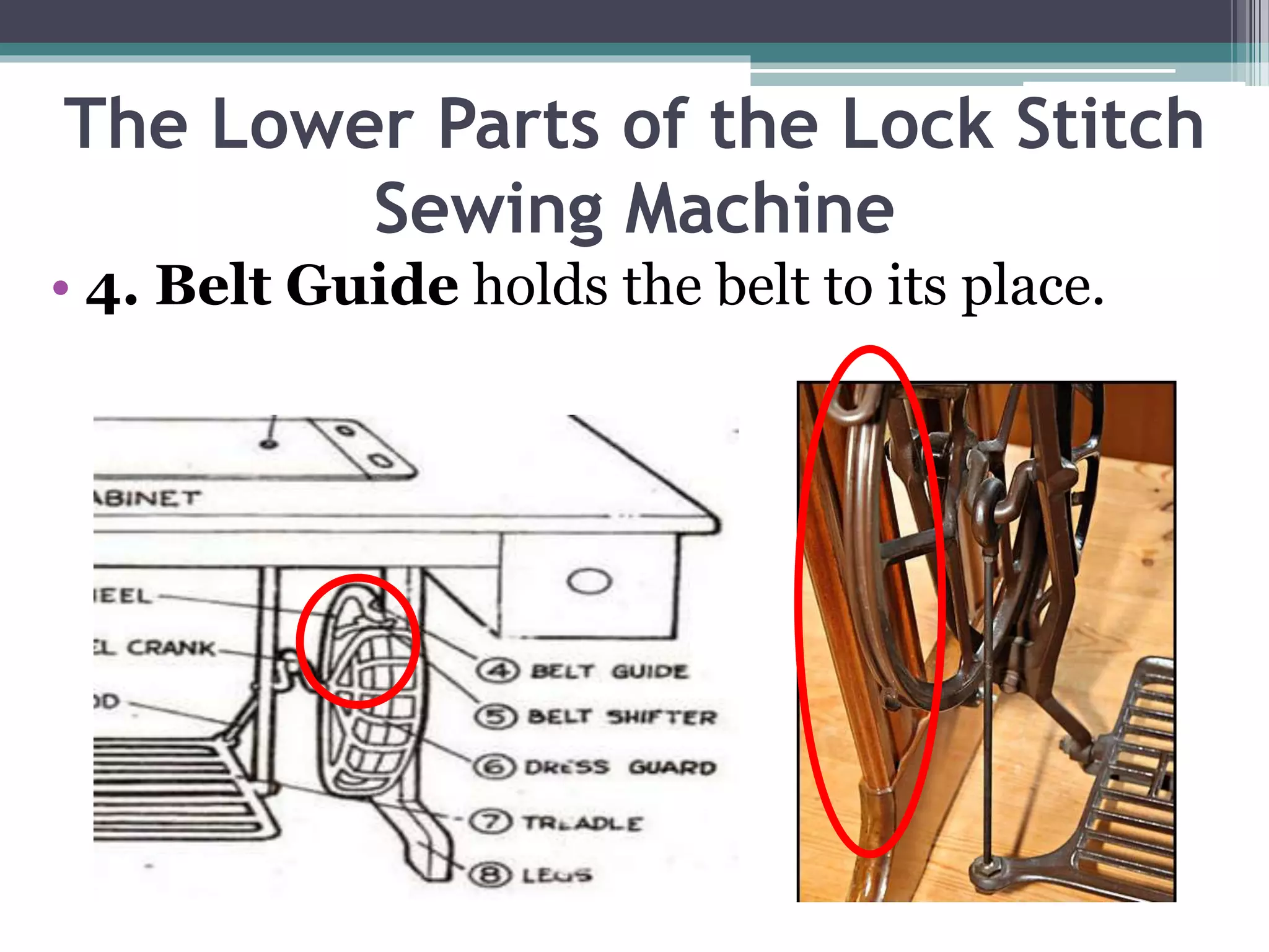 Parts and Function of Sewing Machine | PPTX