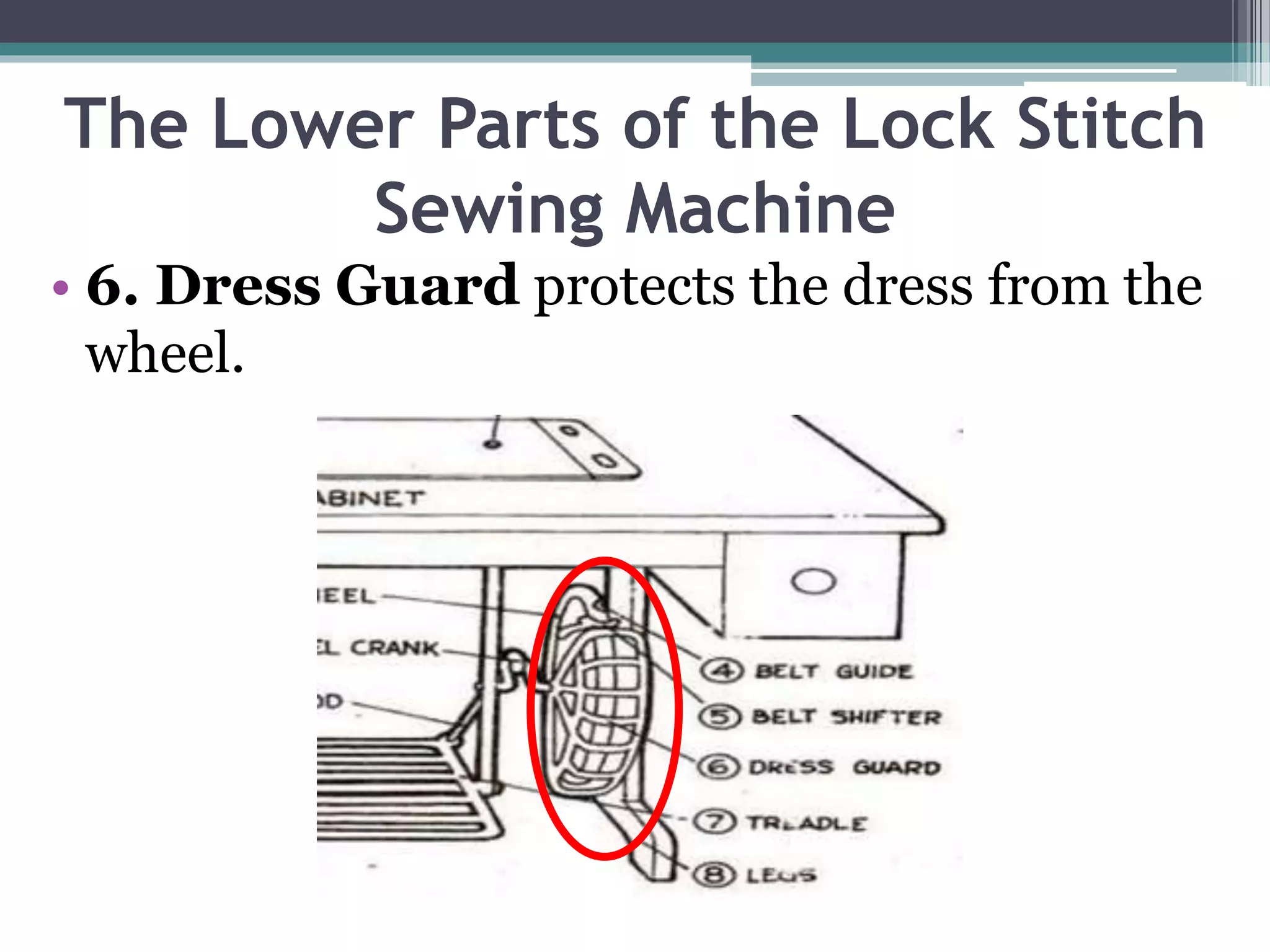 Parts and Function of Sewing Machine | PPTX