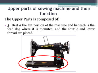 Parts and Function of Sewing Machine | PPTX