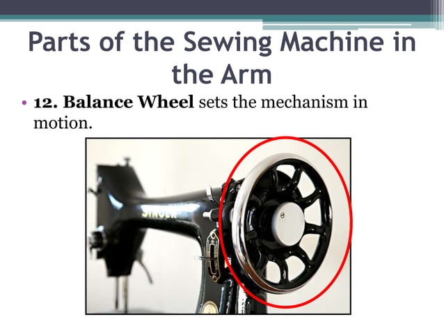 Parts and Function of Sewing Machine | PPTX