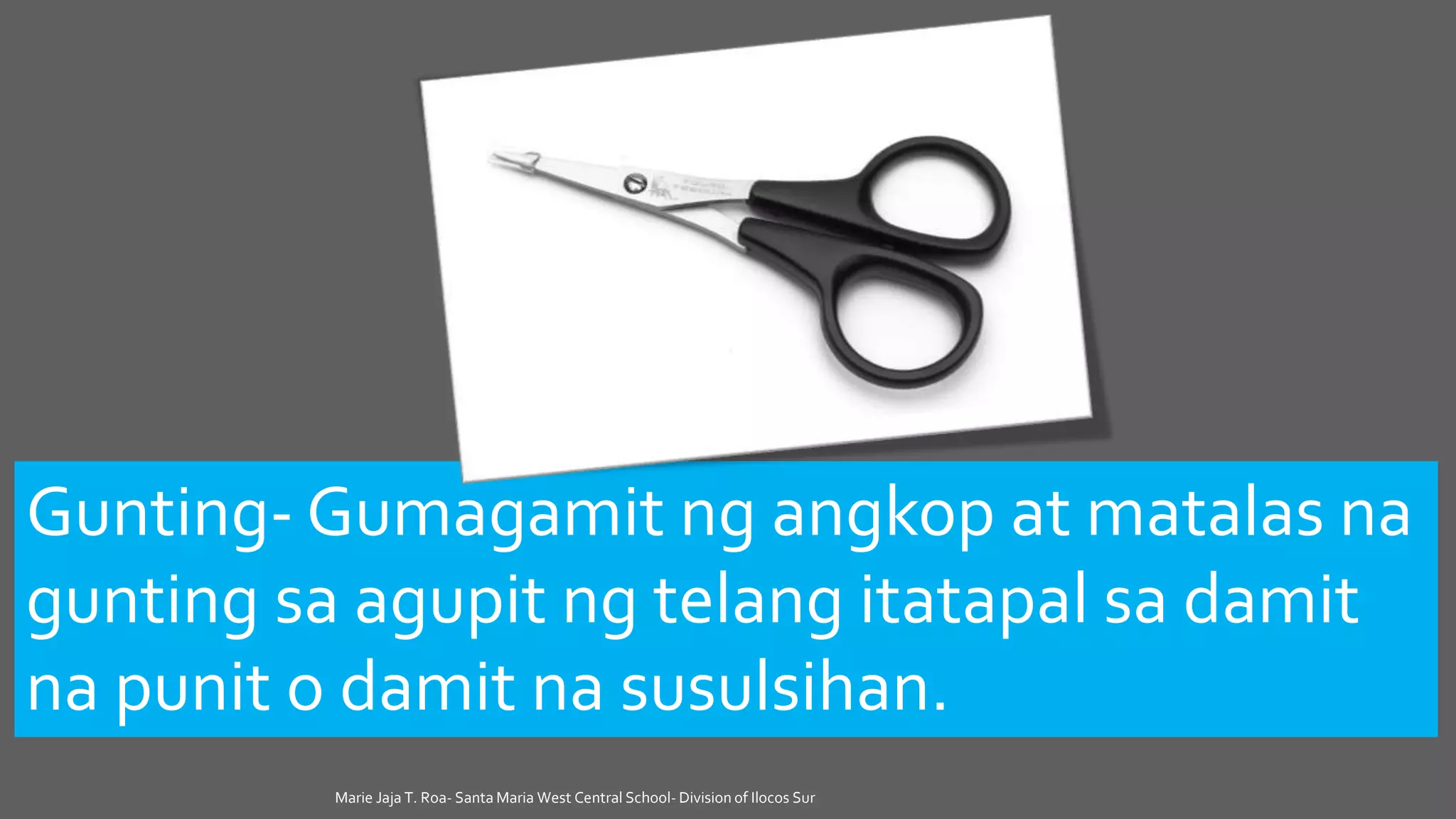 EPP 4 HE 5 Kagamitan sa Pananahi sa Kamay | PPTX