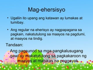 Mga Pangkalusugang Gawi ng Nagbibinata at Nagdadalaga - EPP 6 | PPT