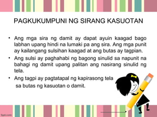 Paglilinis at Pag-aayos ng Kagamitan - EPP 6 | PPT