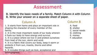 HE 6 Mod1 Family resources. HOME ROOM GUIDANCE | PPTX