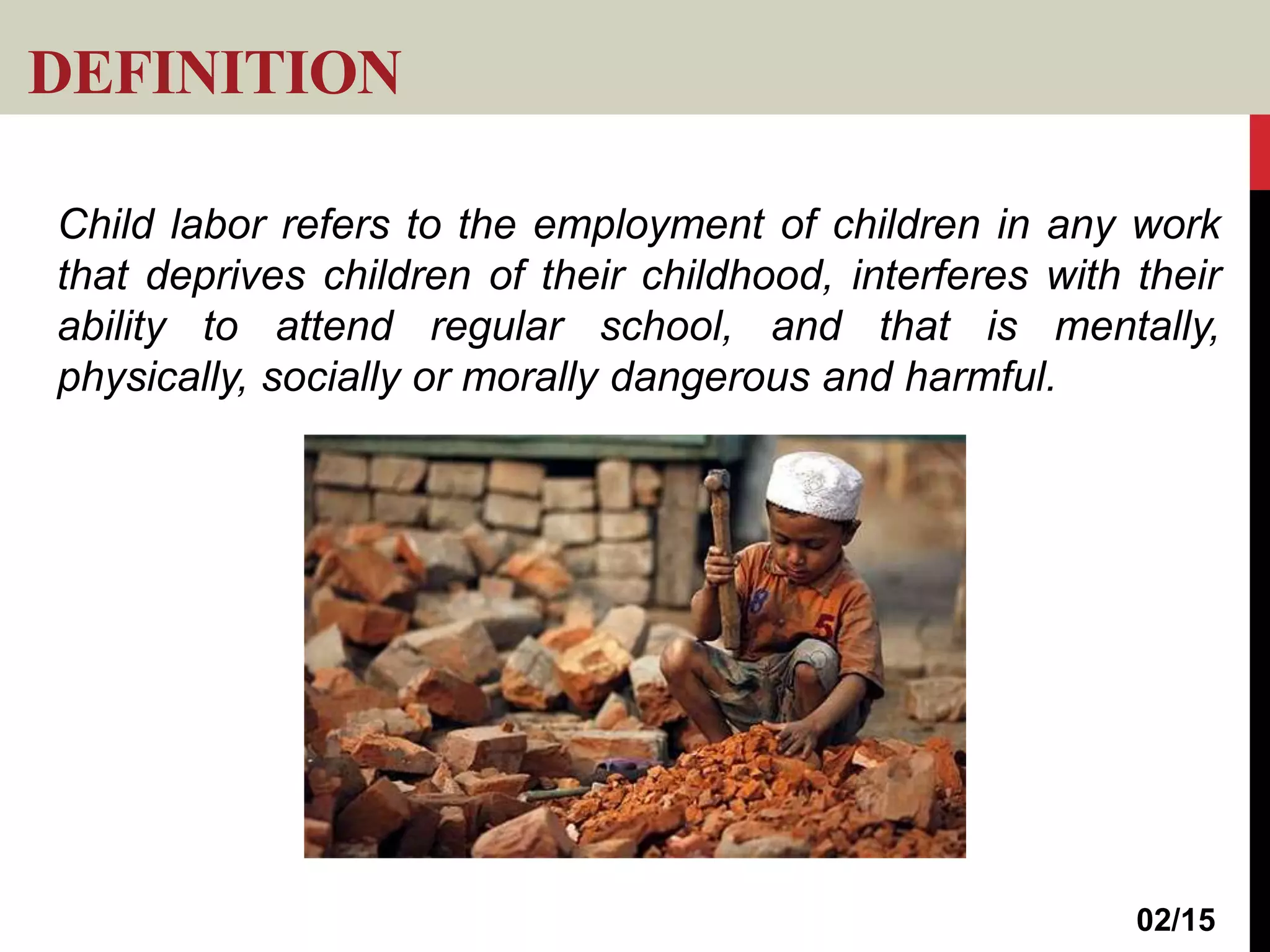 Child Labor Presentation 2015 by An Ariyan | PPTX