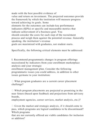 HEA 610 Milestone Three Guidelines and Rubric An effec.docx