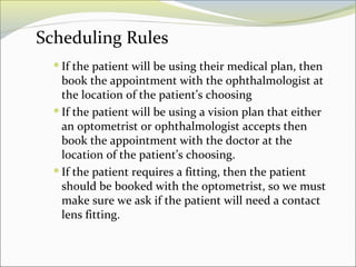 Appointment Scheduling Training Module | PPT