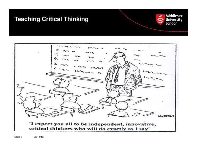 Developing critical thinking - Angus Nurse | PPT