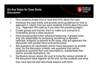 Critical thinking in action. The case study approach - Angus Nurse | PDF