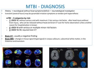 Head-and-spinal-cord-injury open and closed focal and diffuse primary ...