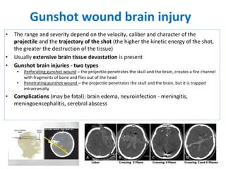Head-and-spinal-cord-injury open and closed focal and diffuse primary ...