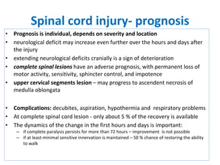 Head-and-spinal-cord-injury open and closed focal and diffuse primary ...
