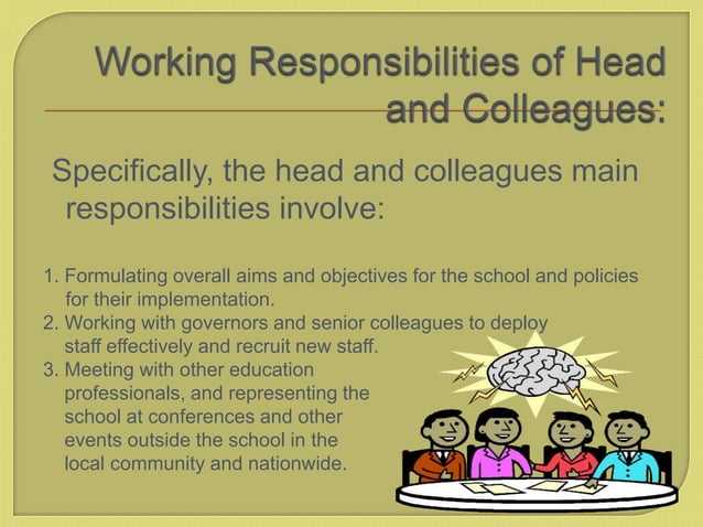 Head colleagues relationships | PPT