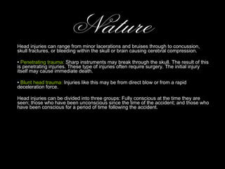 Head Injuries & Concussion | PPT