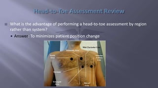 Head to-toe assessment review | PPTX