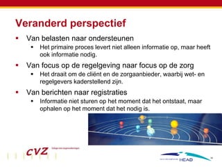 Informatiearchitectuur in de AWBZ | PPTX