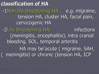 Headache | PPT