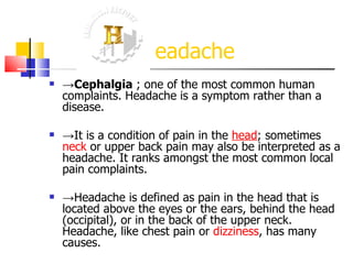 Headache | PPT