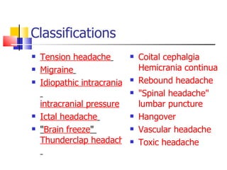 Headache | PPT