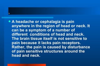Headache | PPT
