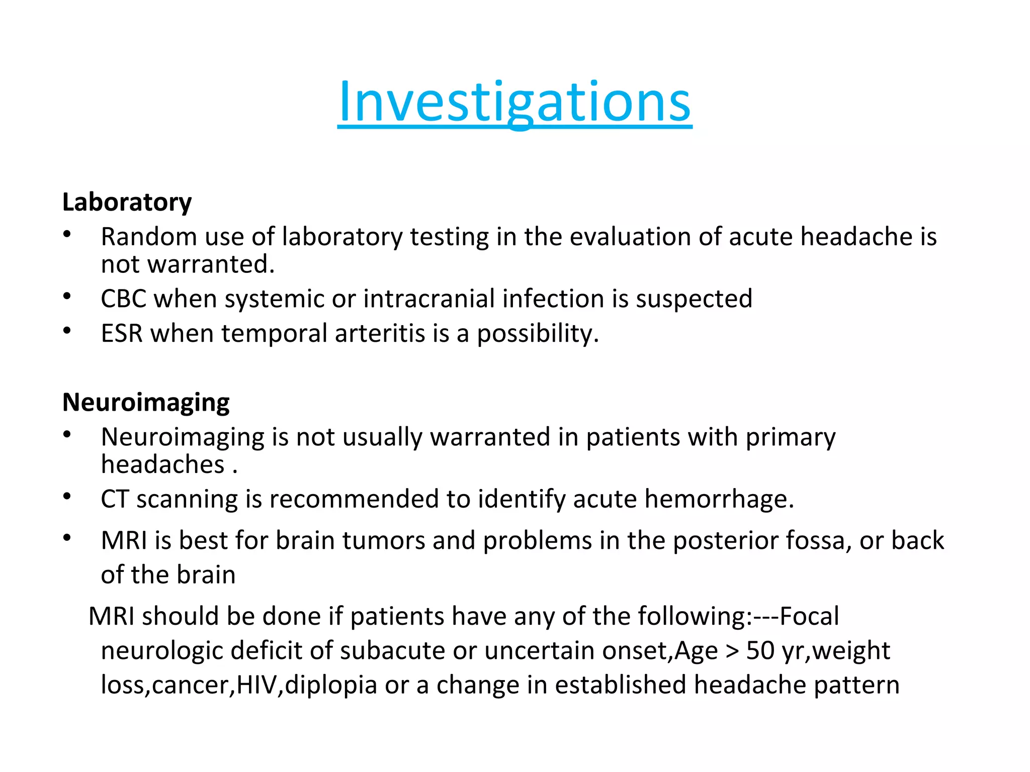 Headache | PPT