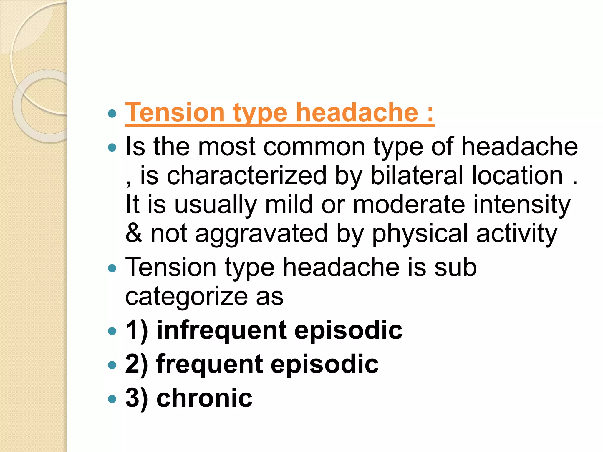 Headache | PPTX