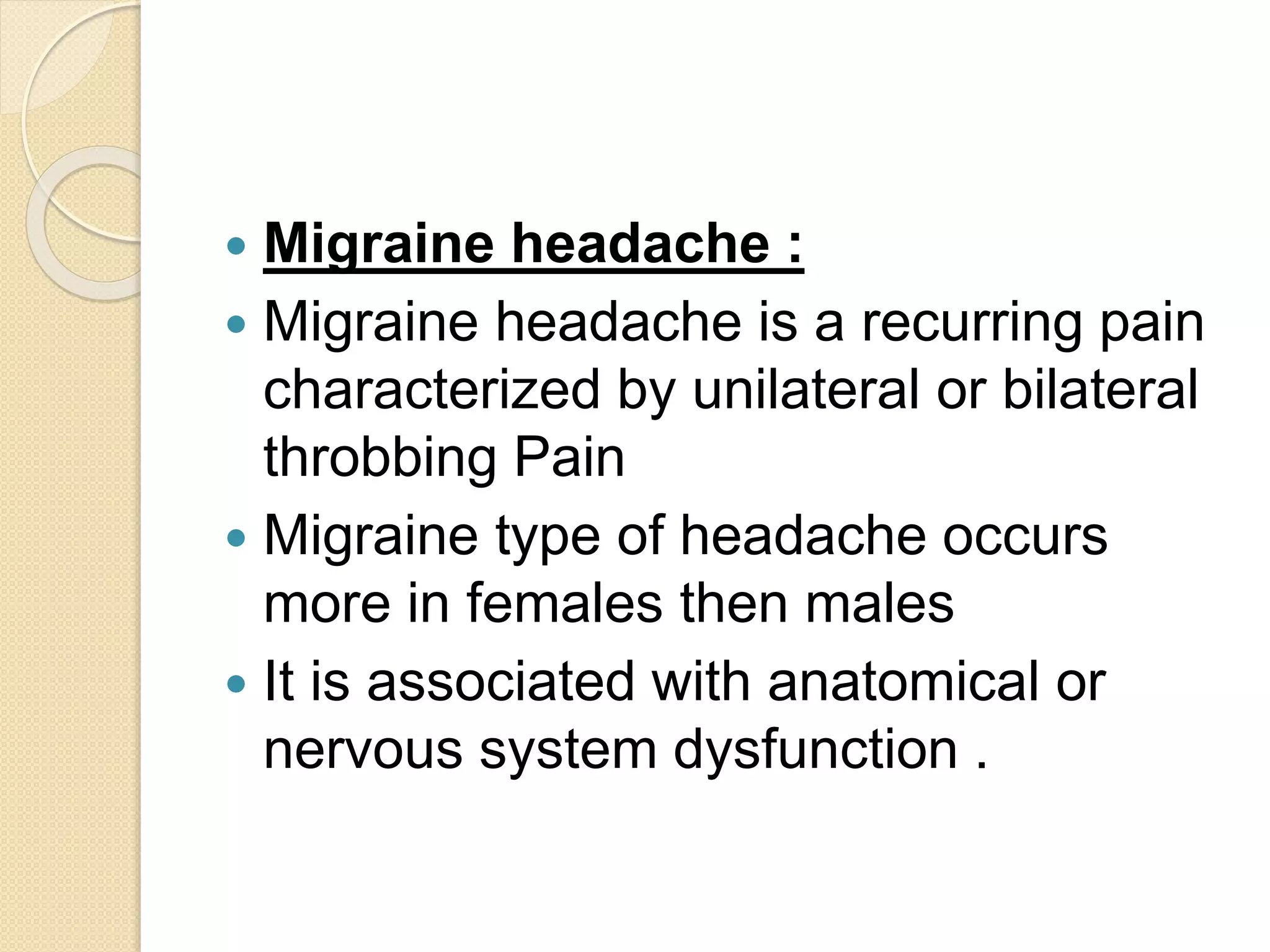 Headache | PPTX