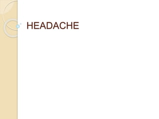 Headache | PPTX