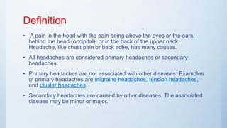 Headache | PPT