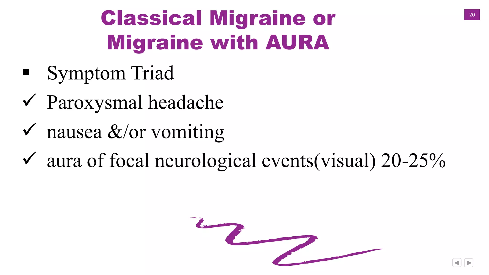 Headache types & management | PPTX
