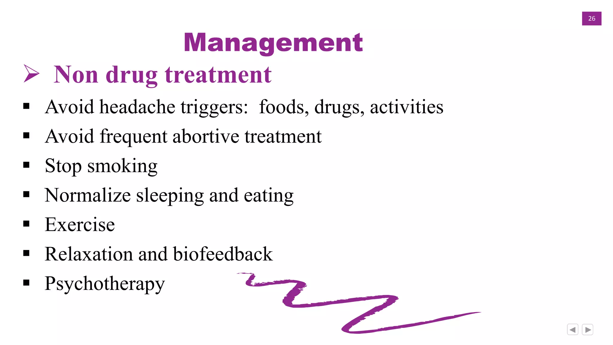 Headache types & management | PPTX