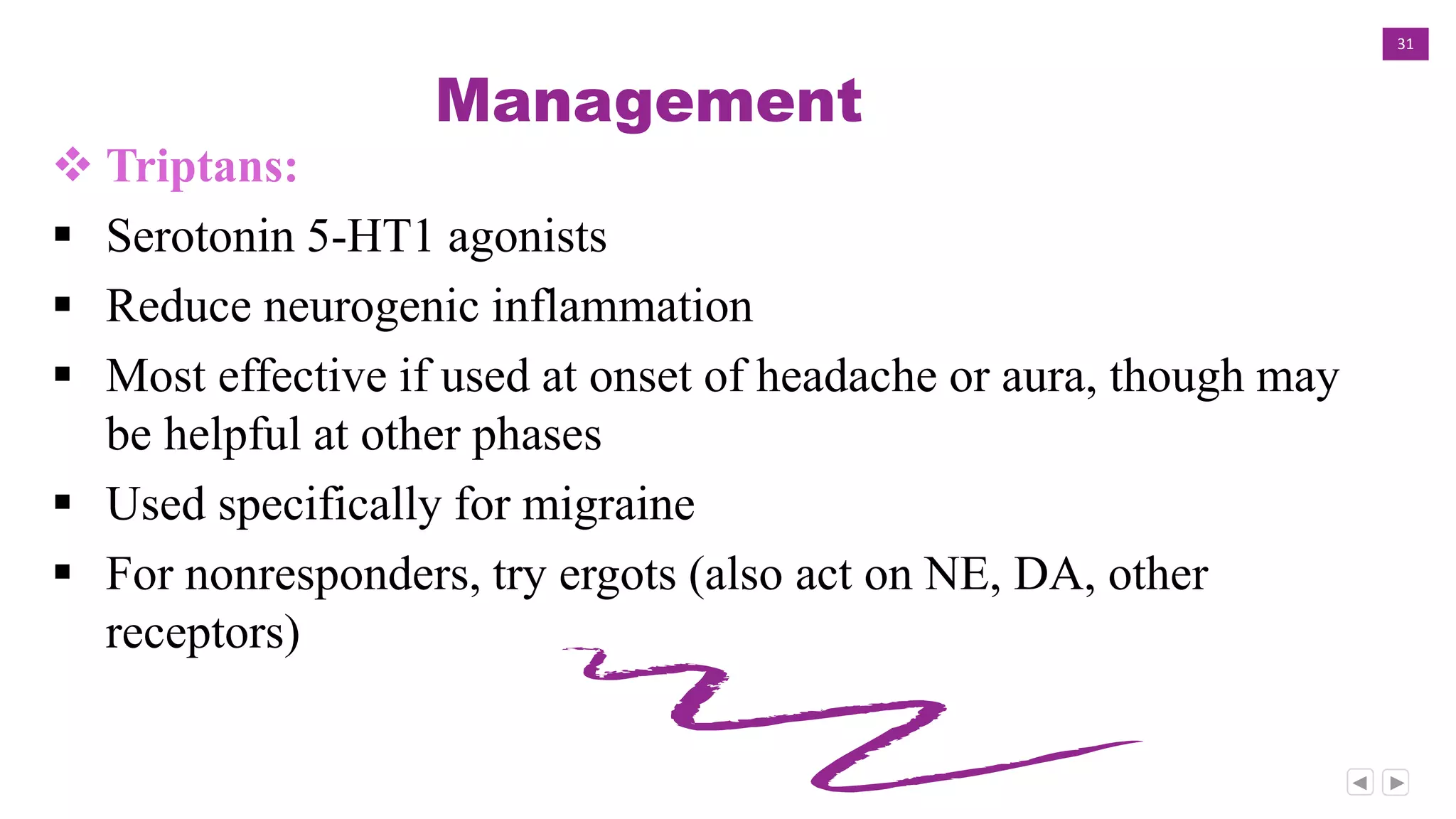 Headache types & management | PPTX