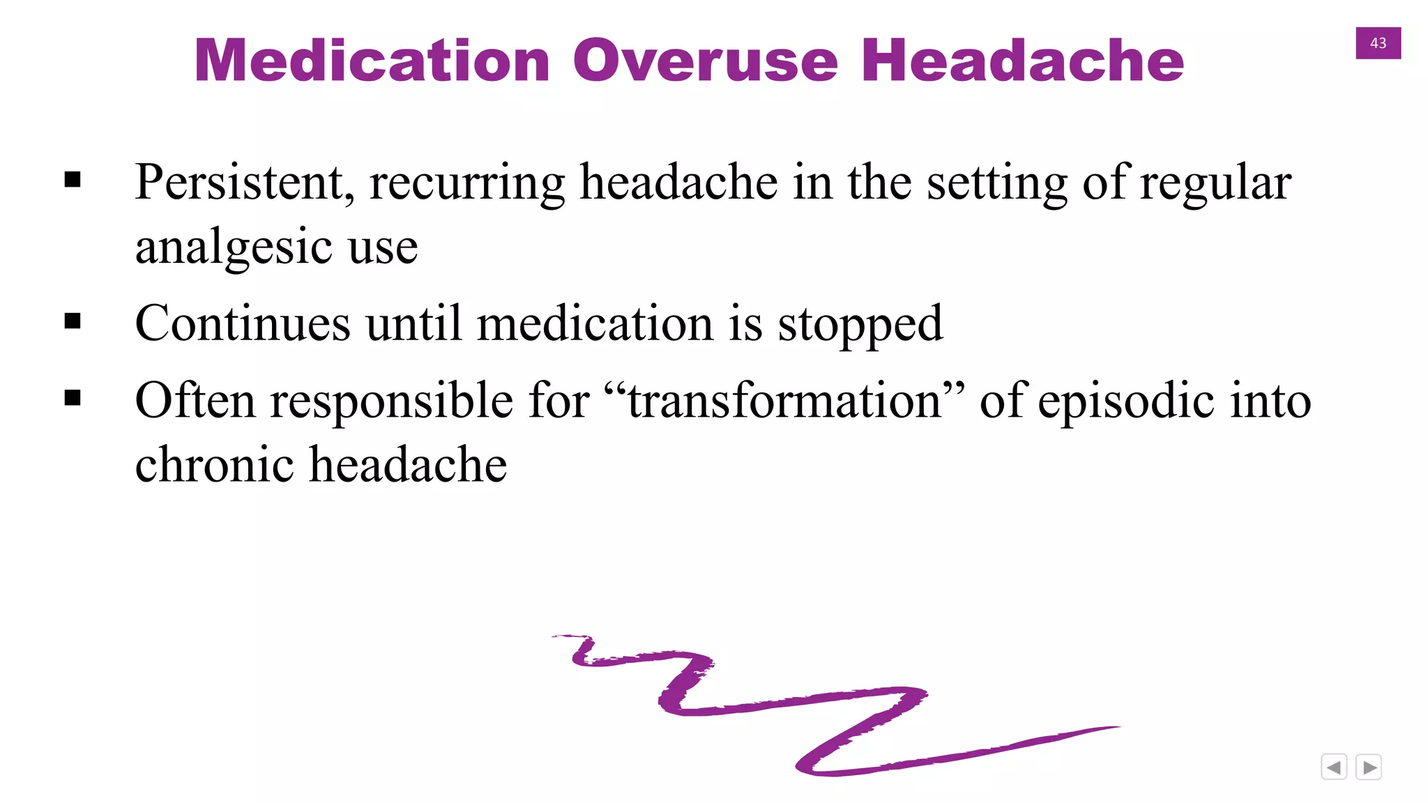 Headache types & management | PPTX