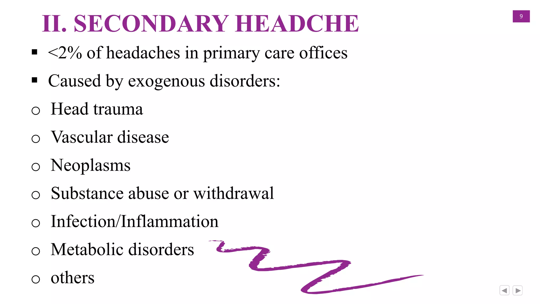 Headache types & management | PPTX