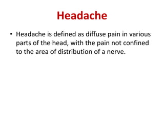 Headache | PPT