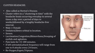 Headache with Special Reference to Migraine | PPT