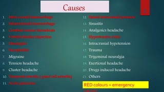 Headache,ppt | PPTX