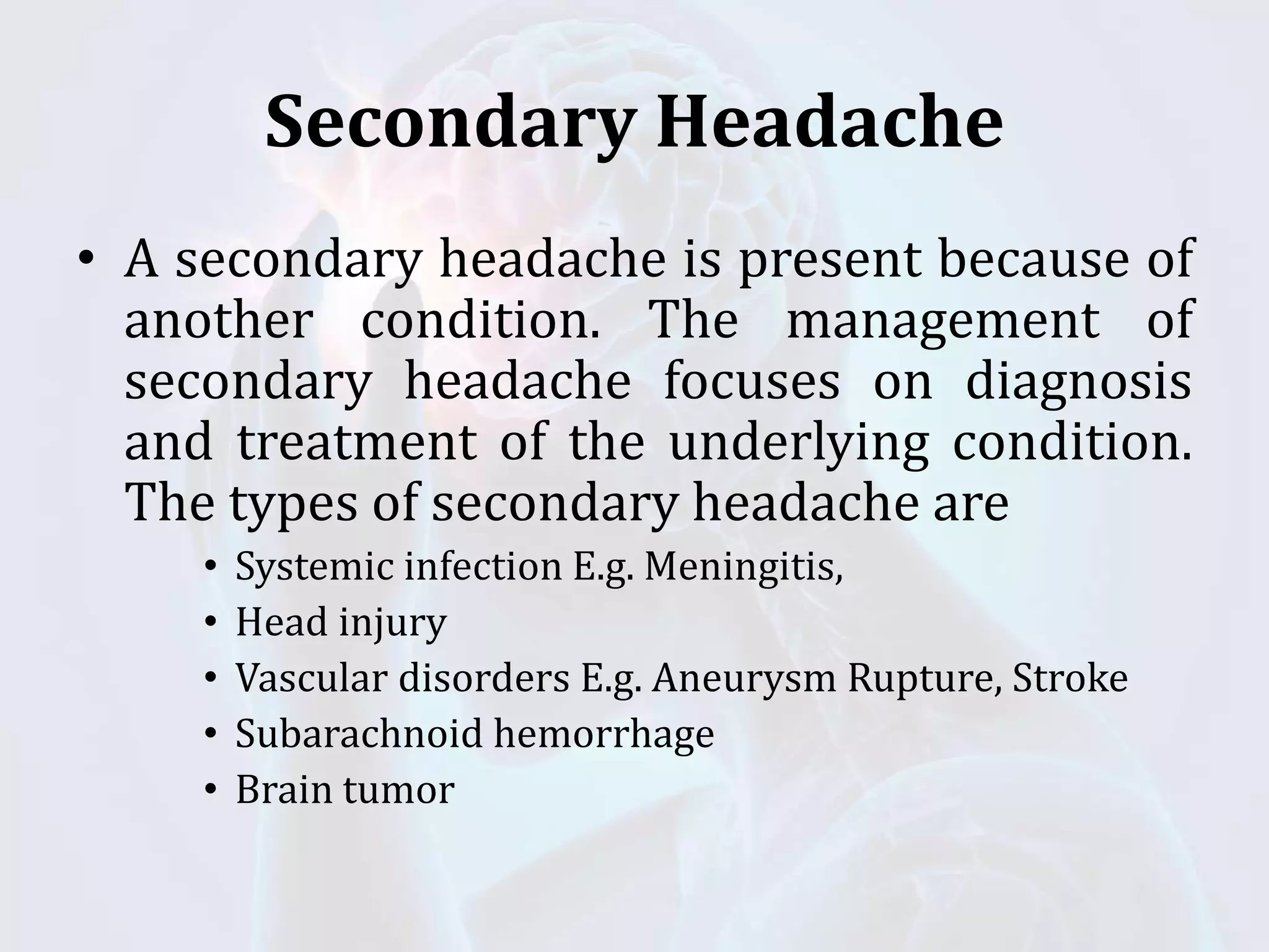 Headache | PPTX
