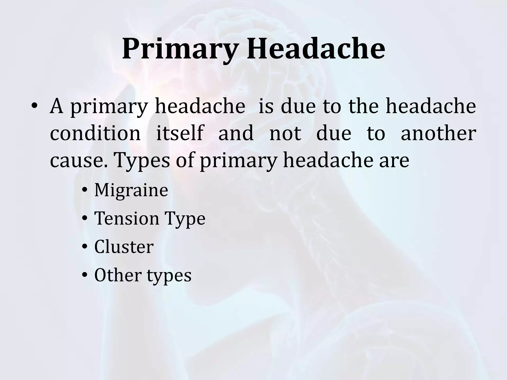 Headache | PPTX