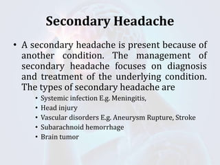 Headache | PPTX