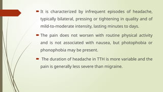 Clinical Approach to Headache pediatric Sharda University | PPTX