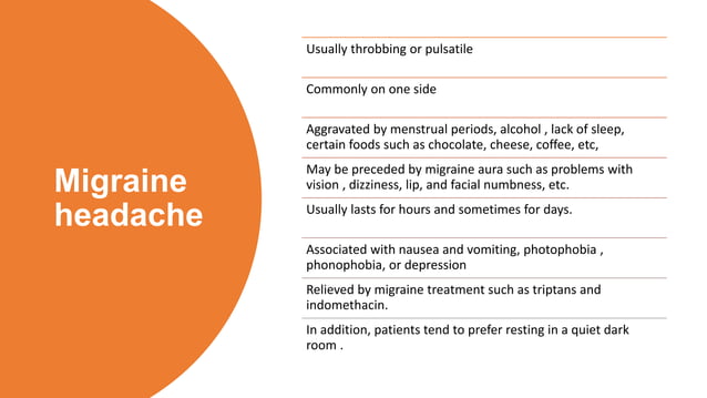 Approaches to headaches primary and secondary | PPT