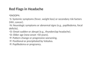 HEADACHE powerpoint presentation for under graduate | PPT