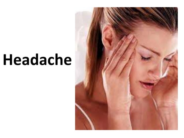 HEADACHE - CLASSIFICATION | PPTX