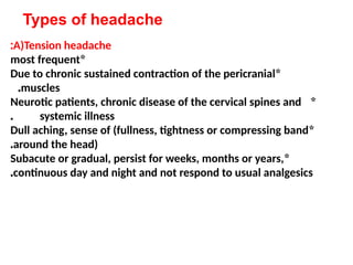 HEADACHE AND MIGRAIN diagnosis and managment.pptx