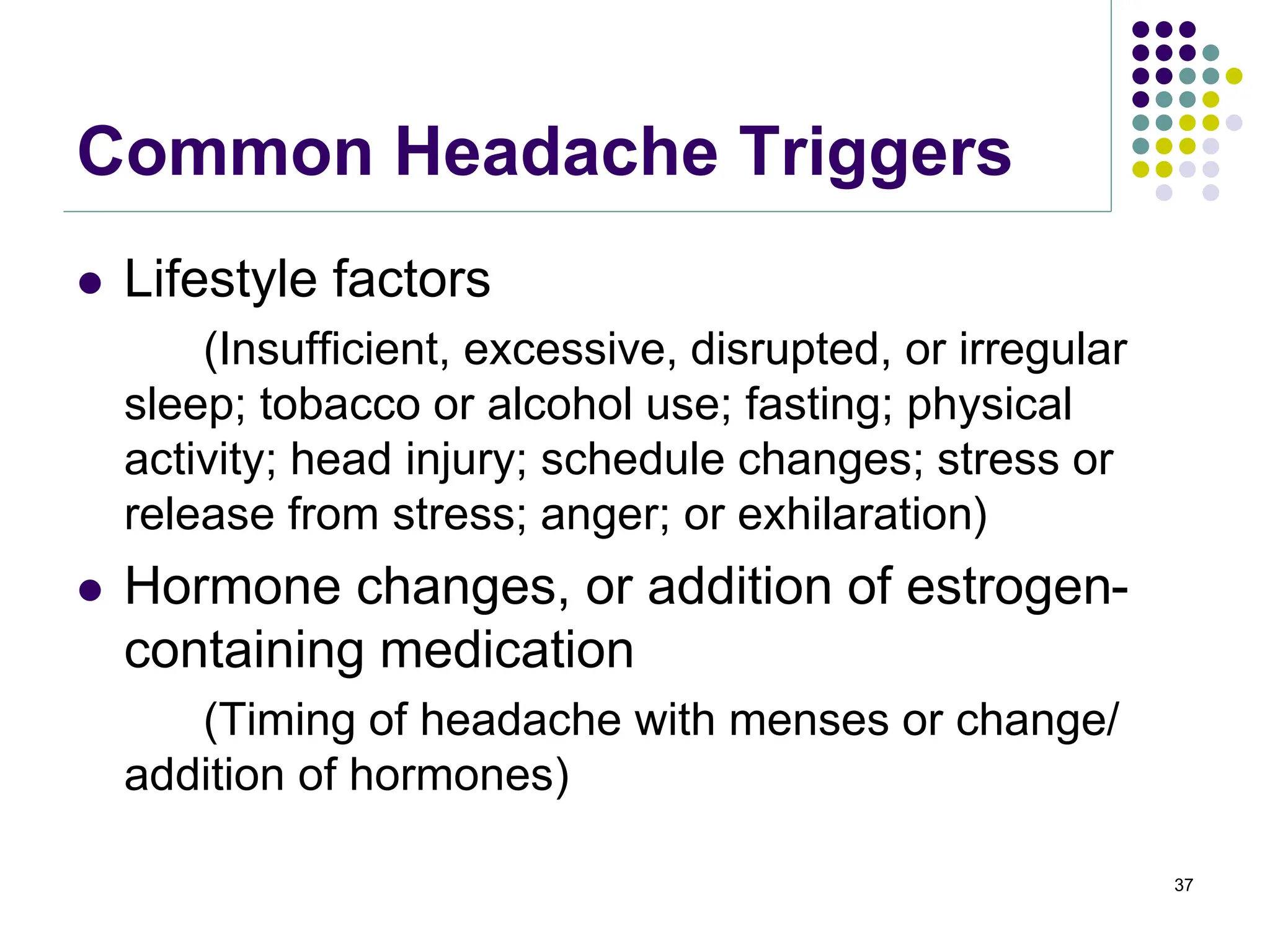 Headache medical ppt for medical College students | PPT