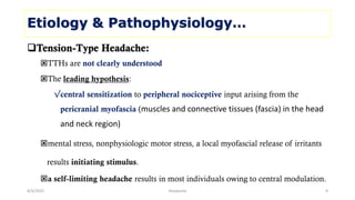 Headache Disorders D.pdf,, migraine, tension and cluster | PDF