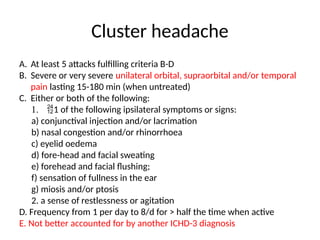 Approach to a child/adolescent with a headache | PPTX