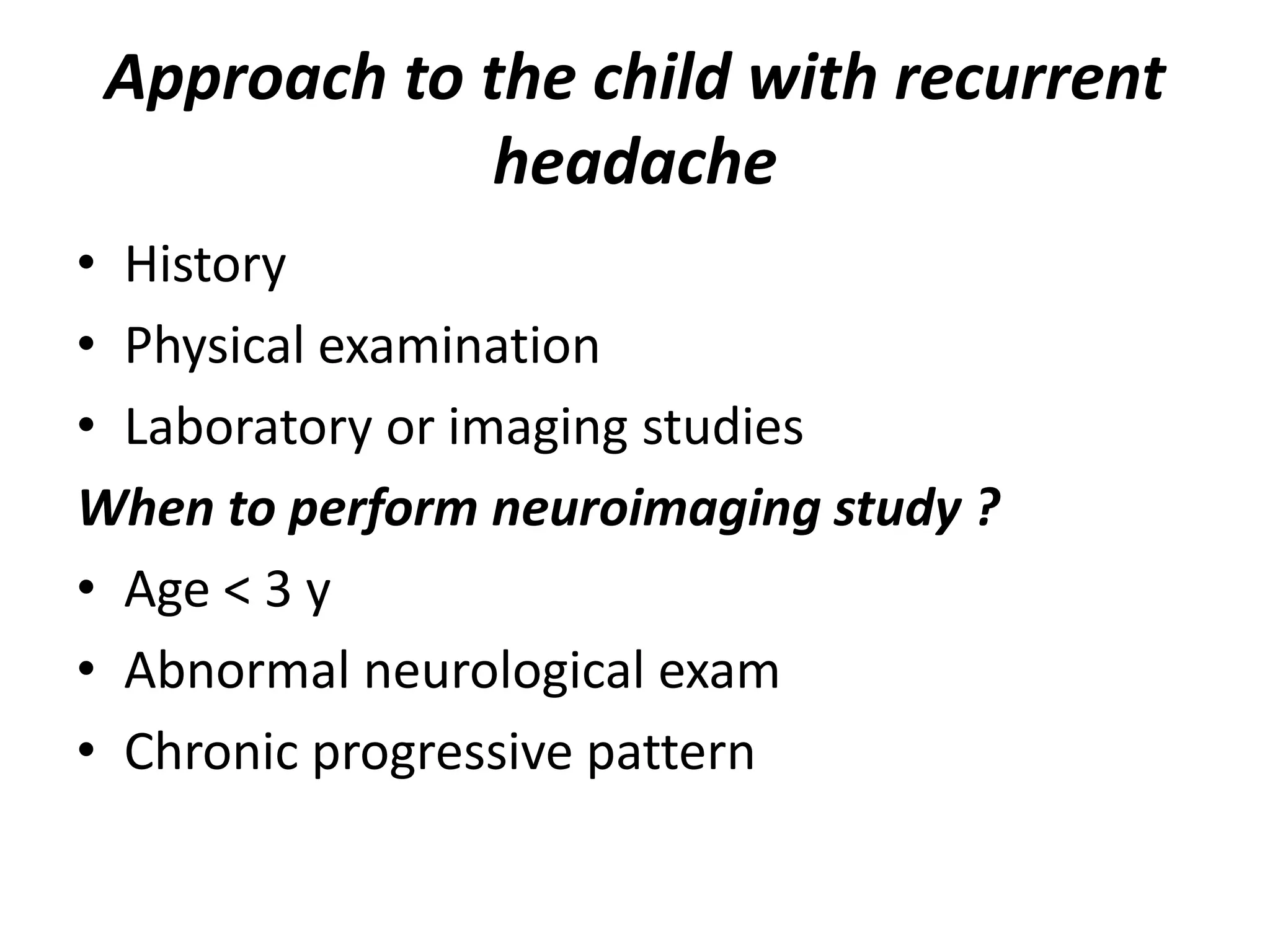 Headache in childre_and_adolescents | PPTX
